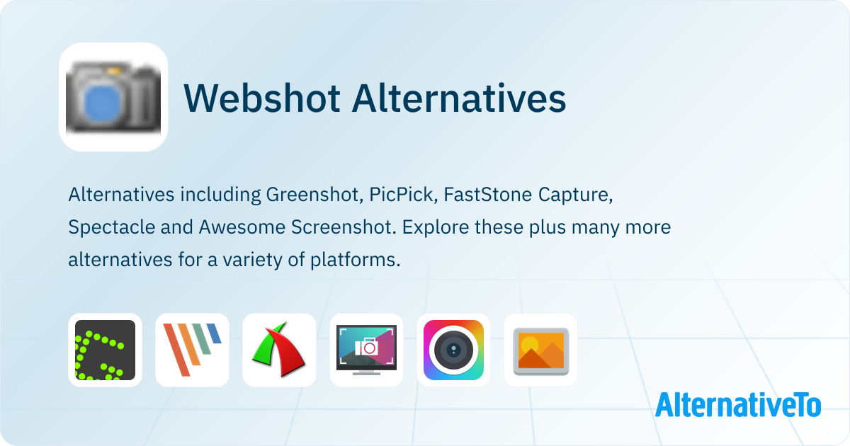 Webshot Alternatives - Explore Similar Software | AlternativeTo