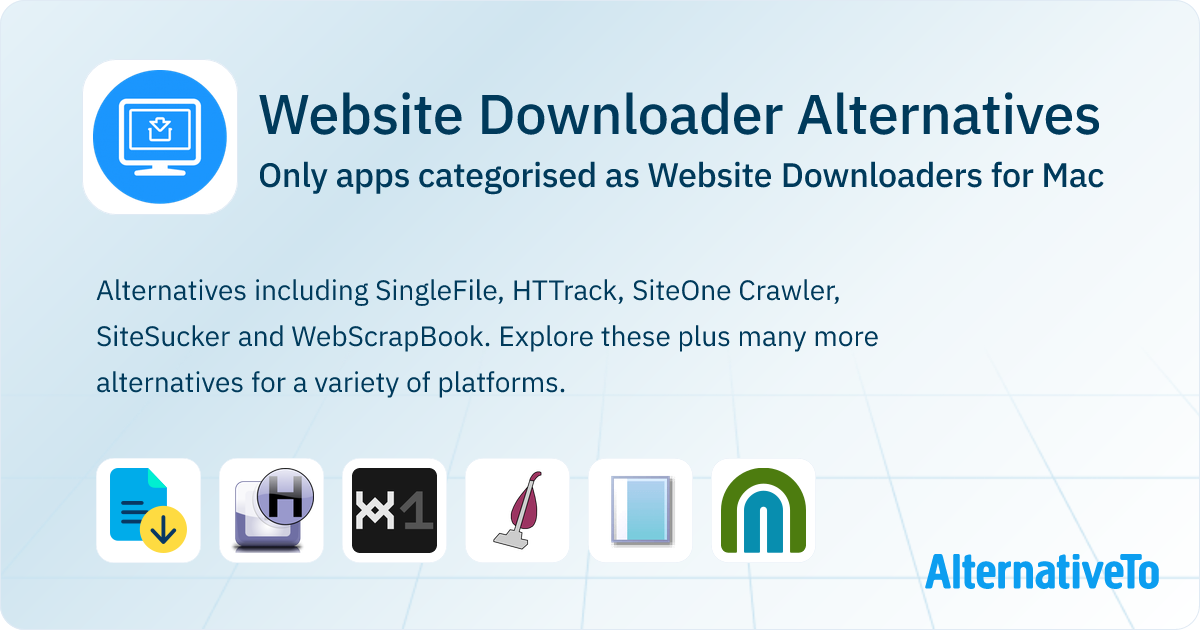 Website Downloader Alternatives for Mac: Top 13 Website Downloaders ...