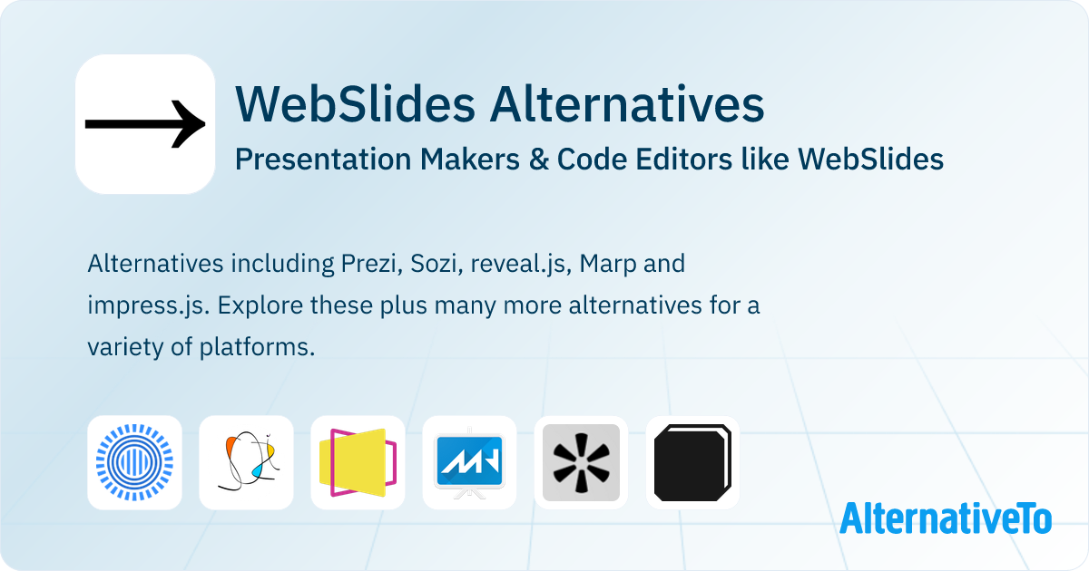 WebSlides Alternatives: Top 12 Presentation Makers | AlternativeTo