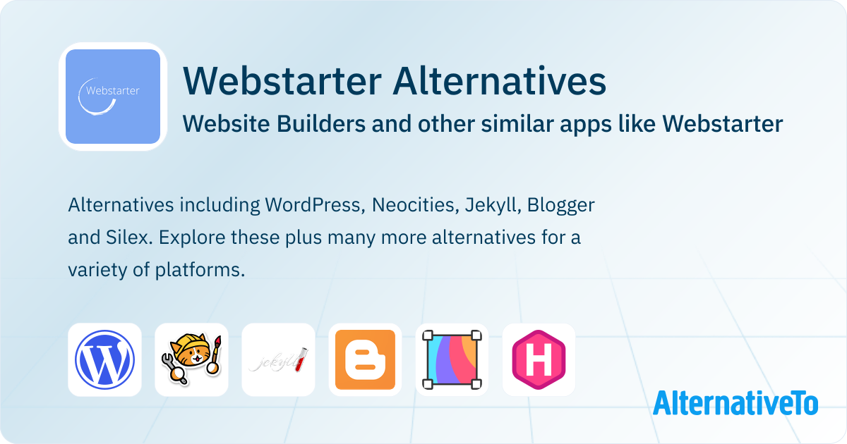 Webstarter Alternatives: Top 12 Website Builders & Similar Apps ...