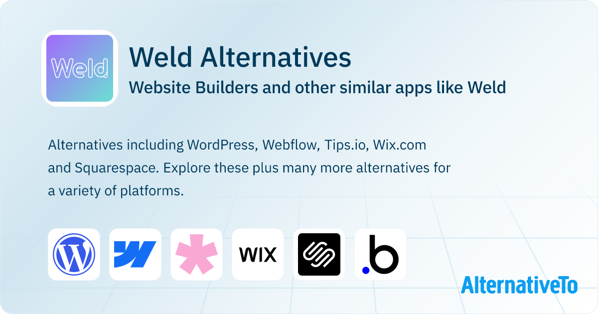 Weld Alternatives: Top 12 Website Builders & Similar Apps | AlternativeTo