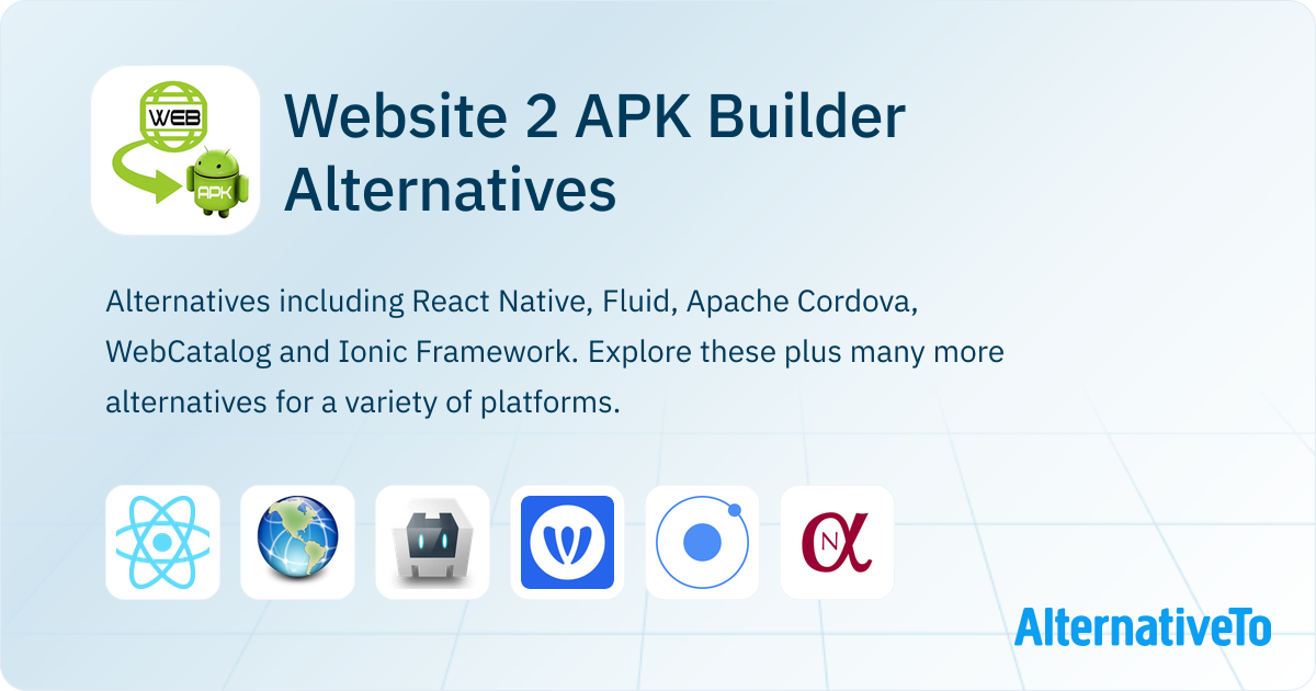 Website 2 APK Builder Alternatives - Explore Similar Software ...