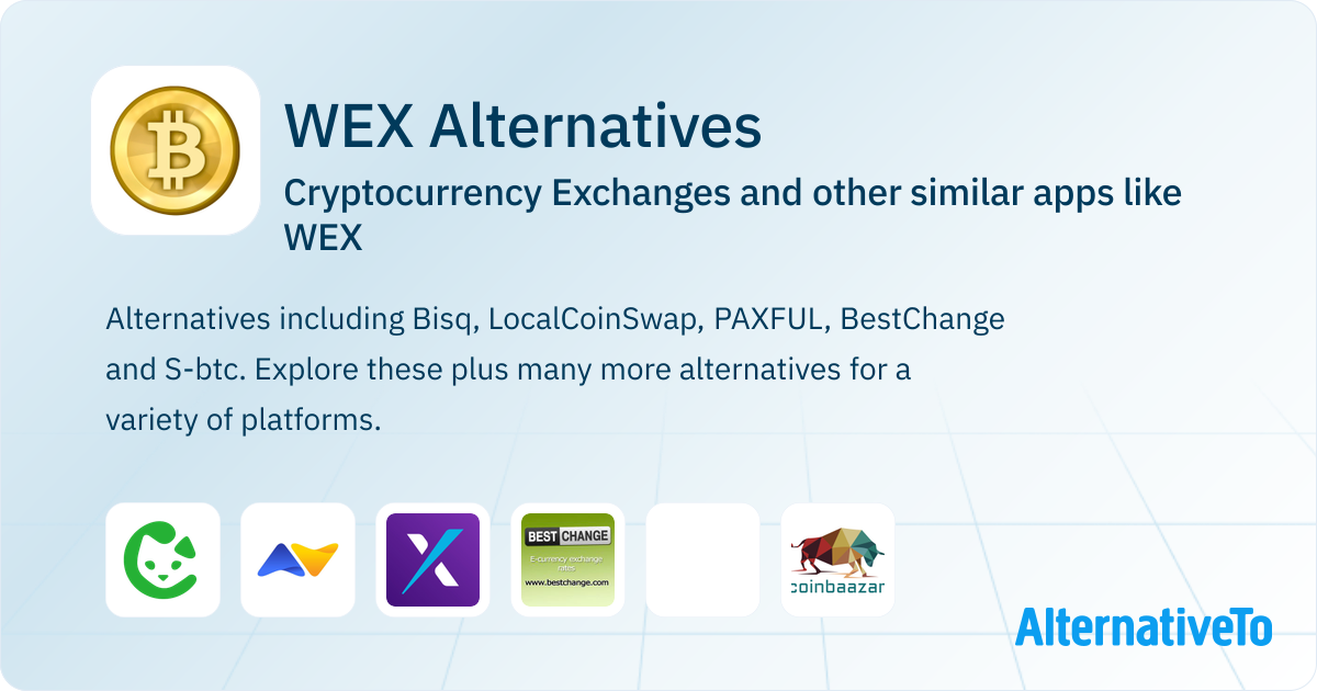 WEX Alternatives: Top 6 Cryptocurrency Exchanges & Similar Websites ...