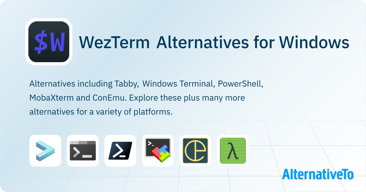 WezTerm Alternatives for Windows: Top 12 Terminal Emulators & Similar ...