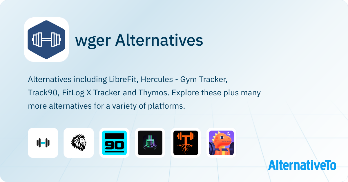 wger Alternatives - Explore Similar Apps & Services | AlternativeTo