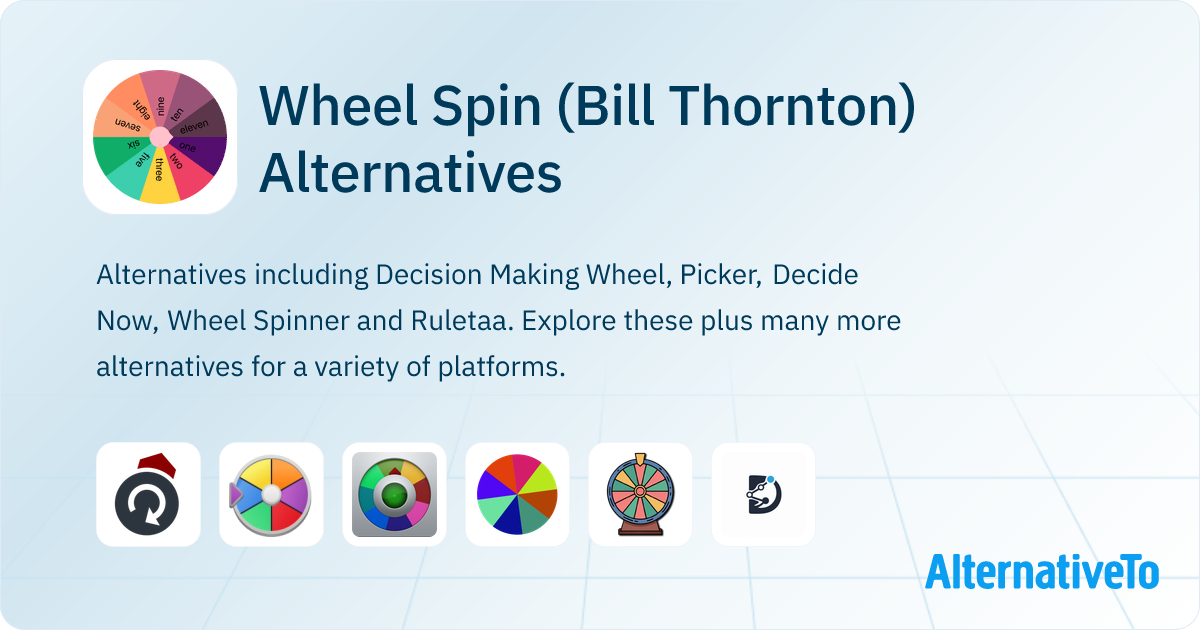 Wheel Spin (Bill Thornton) Alternatives - Explore Similar Sites & Apps ...
