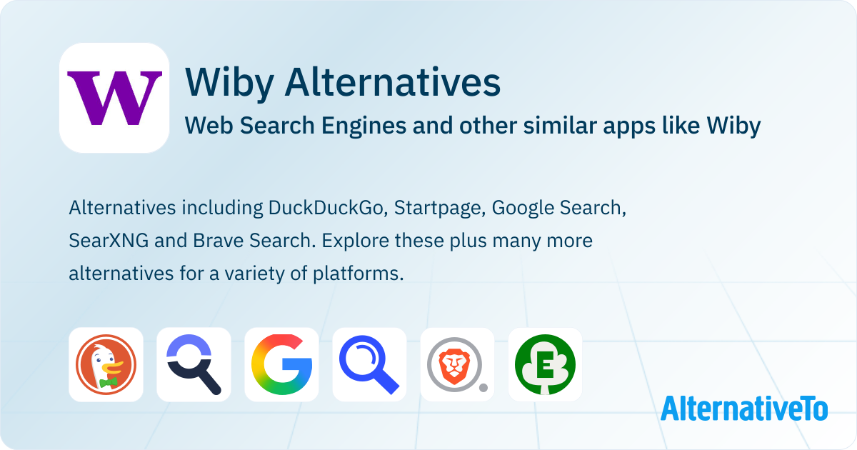 Wiby Alternatives: Top 12 Web Search Engines & Similar Websites ...