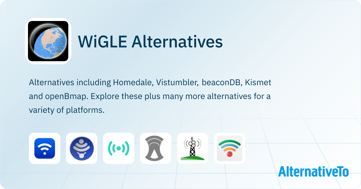 WiGLE Alternatives - Explore Similar Apps & Services | AlternativeTo