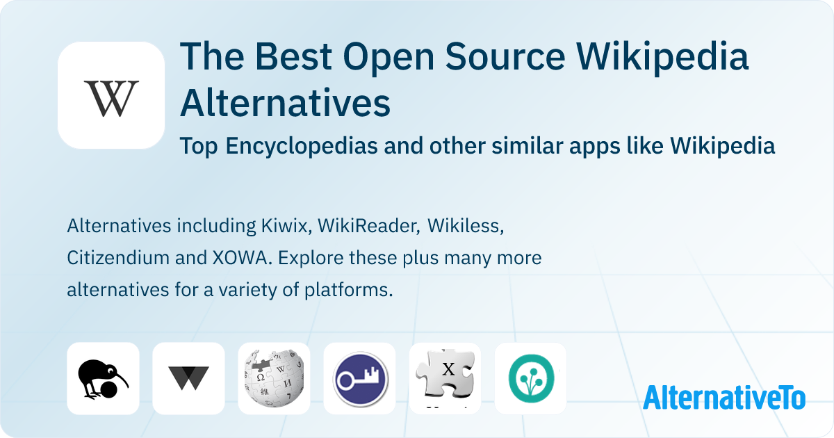 Open Source Wikipedia Alternatives: Top 12 Encyclopedias | AlternativeTo