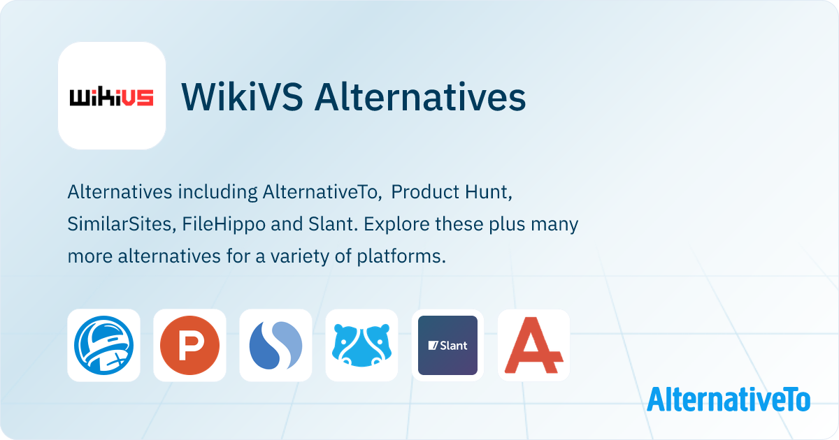 WikiVS Alternatives - Explore Similar Sites & Apps | AlternativeTo
