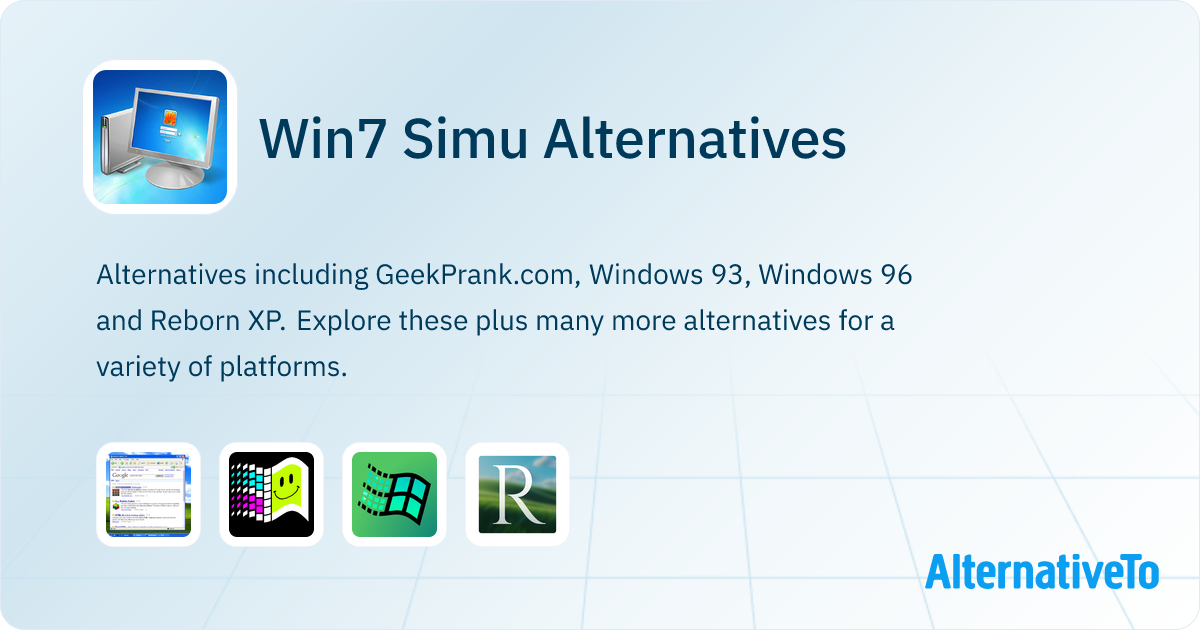 Win7 Simu Alternatives - Explore Similar Apps & Services | AlternativeTo