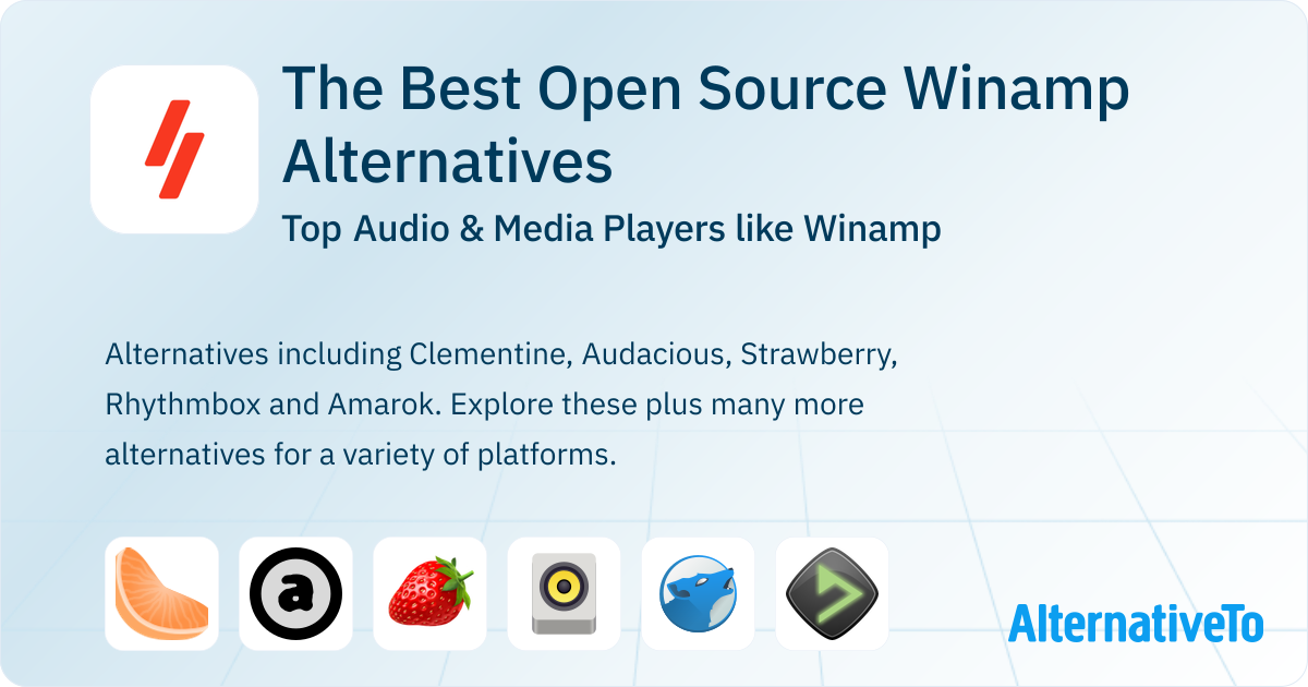 Open Source Winamp Alternatives: Top 12 Audio & Media Players ...