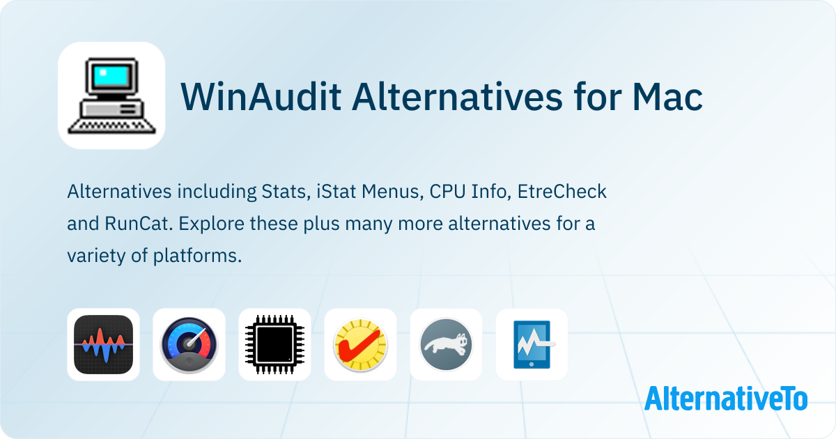 WinAudit Alternatives for Mac: Top 13 System Information Utilities ...