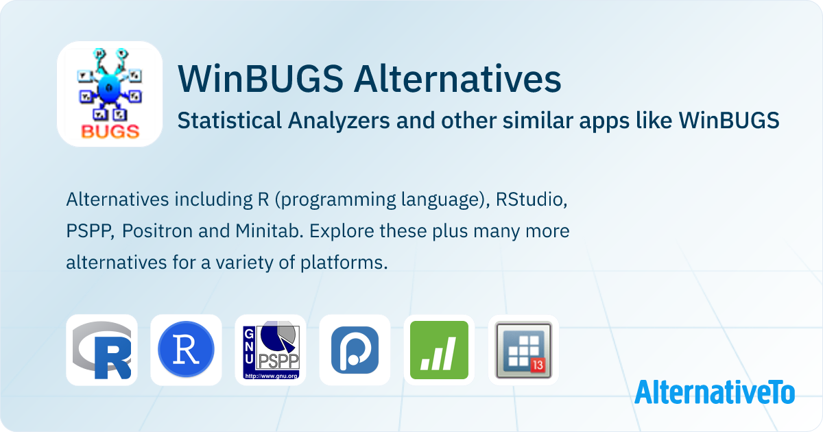 WinBUGS Alternatives: Top 14 Statistical Analyzers & Similar Apps ...
