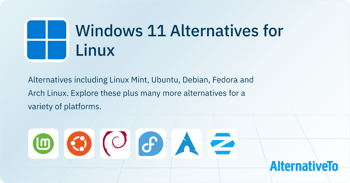 Windows 11 Alternatives for Linux: Top 12 Operating Systems | AlternativeTo