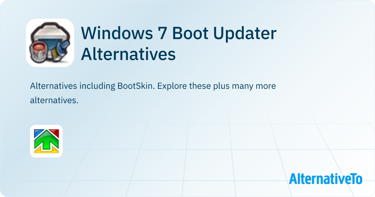 Windows 7 Boot Updater Alternatives - Explore Similar Software ...