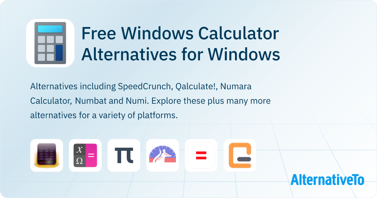 Free Windows Calculator Alternatives for Windows: Top 12 Calculators ...