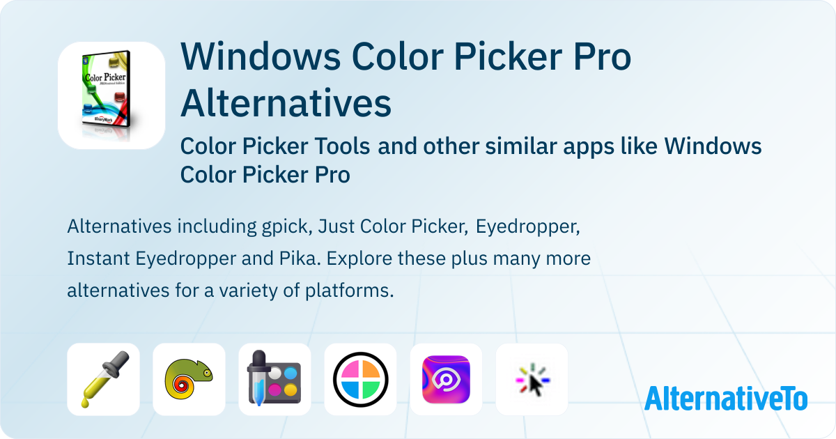 Windows Color Picker Pro Alternatives: Top 12 Color Picker Tools ...