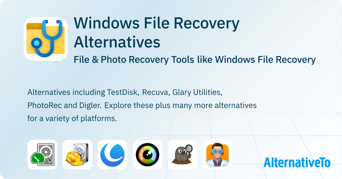 Windows File Recovery Alternatives: Top 12 File Recovery Tools ...