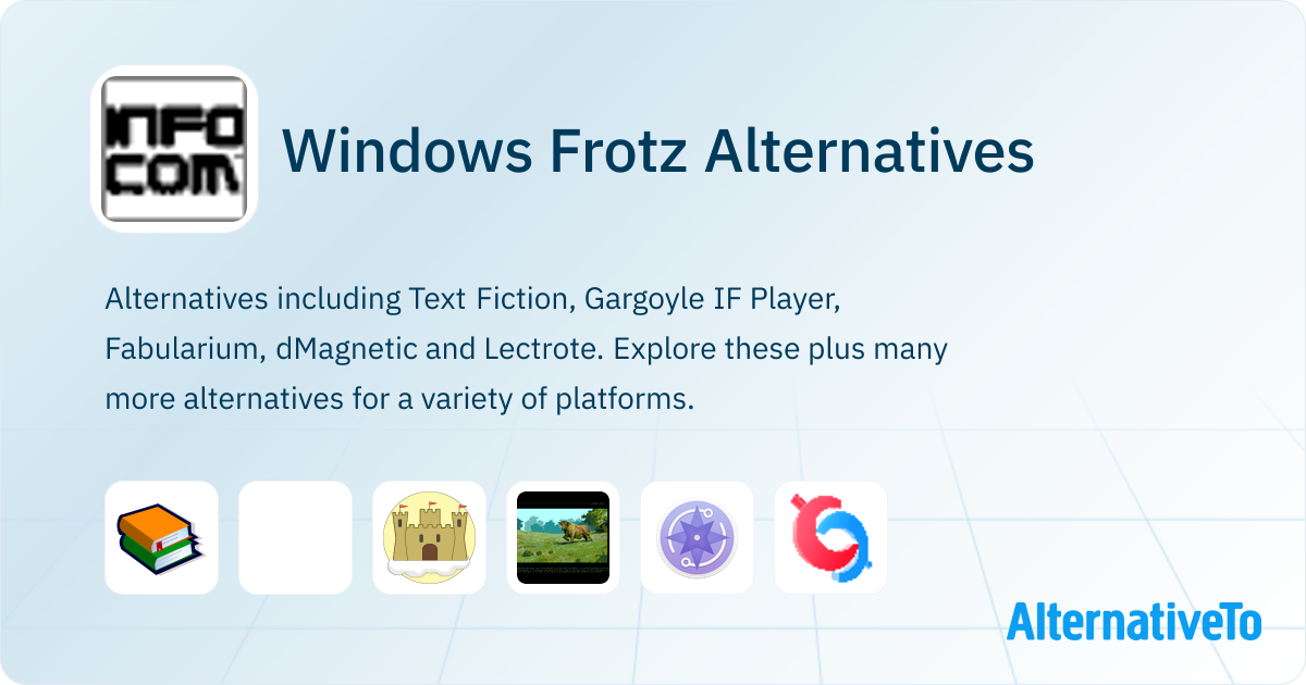 Windows Frotz Alternatives - Explore Similar Software | AlternativeTo