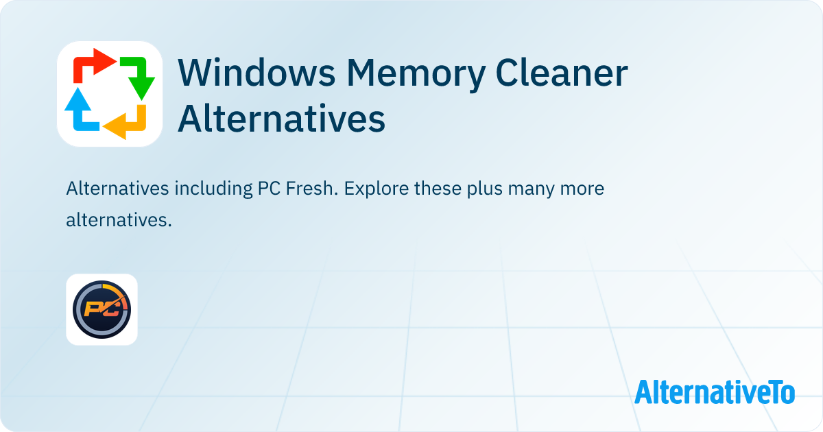 Windows Memory Cleaner Alternatives - Explore Similar Software ...