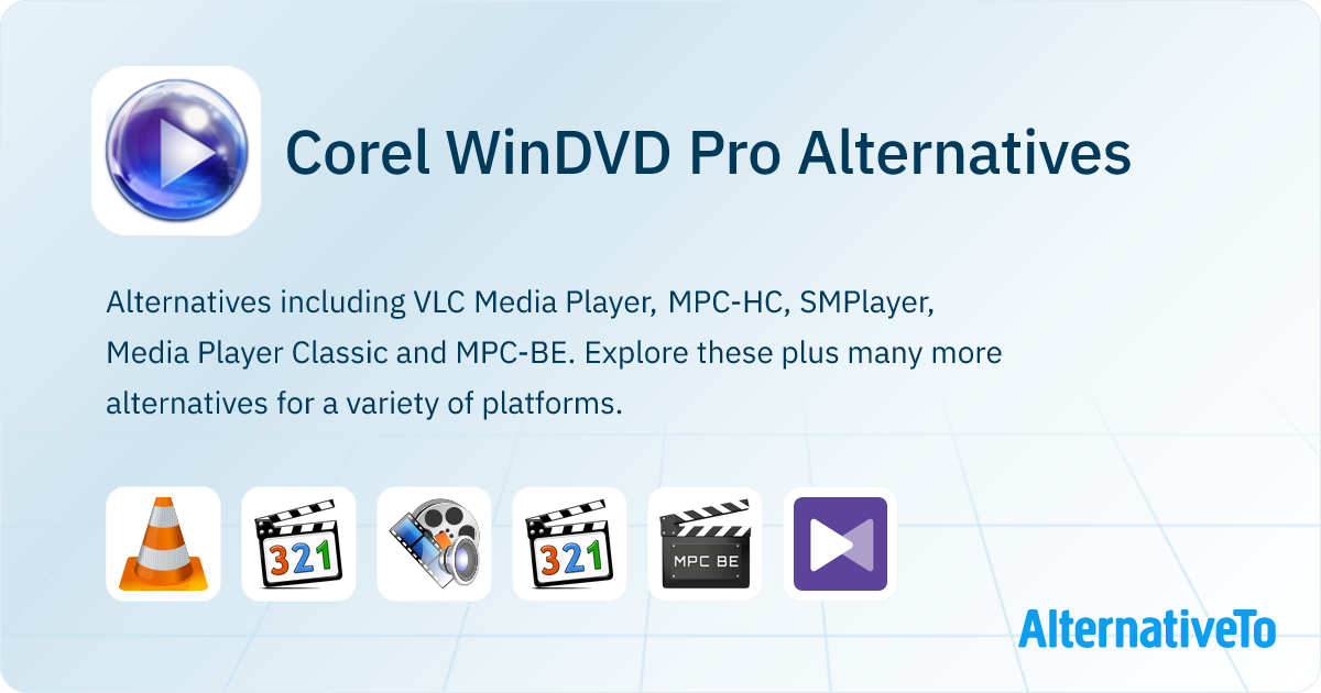 Corel WinDVD Pro Alternatives - Explore Similar Software | AlternativeTo