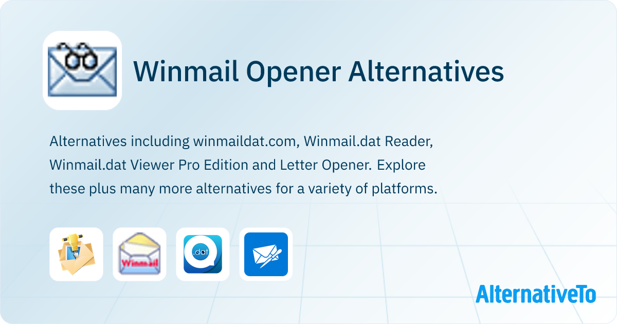 Winmail Opener Alternatives - Explore Similar Software | AlternativeTo