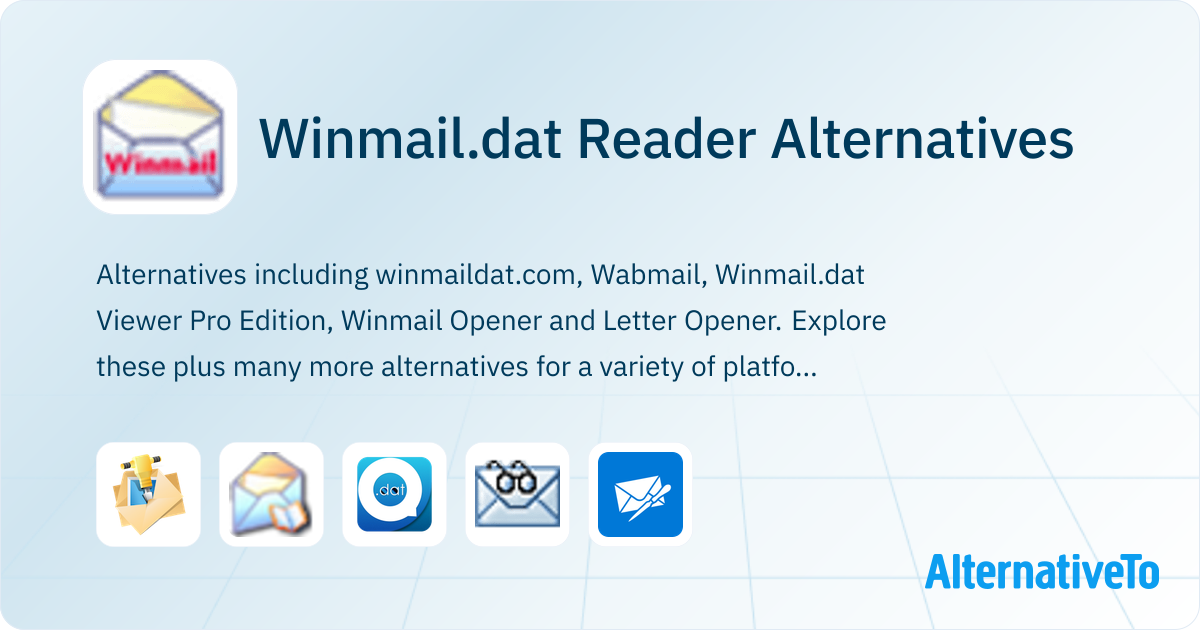 Winmail.dat Reader Alternatives - Explore Similar Software | AlternativeTo