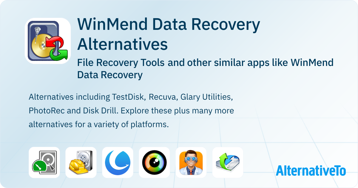 WinMend Data Recovery Alternatives: Top 12 File Recovery Tools ...