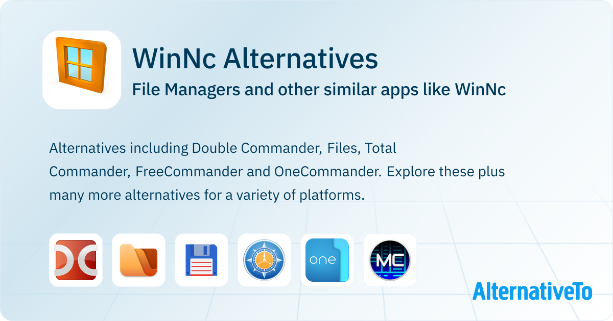 WinNc Alternatives: Top 12 File Managers & Similar Apps | AlternativeTo
