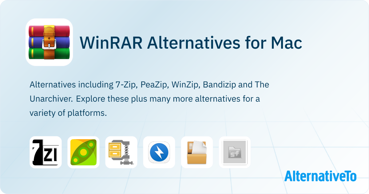 WinRAR Alternatives for Mac: Top 12 File Archivers & File Compressors ...