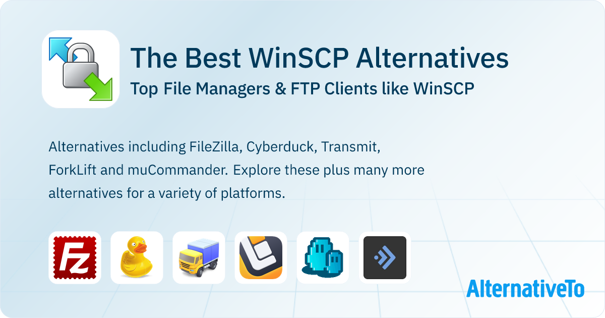Best WinSCP Alternatives: Top File Managers & FTP Clients in 2026 ...