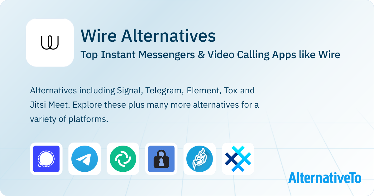 Great Wire Alternatives: Top Instant Messengers in 2026 | AlternativeTo