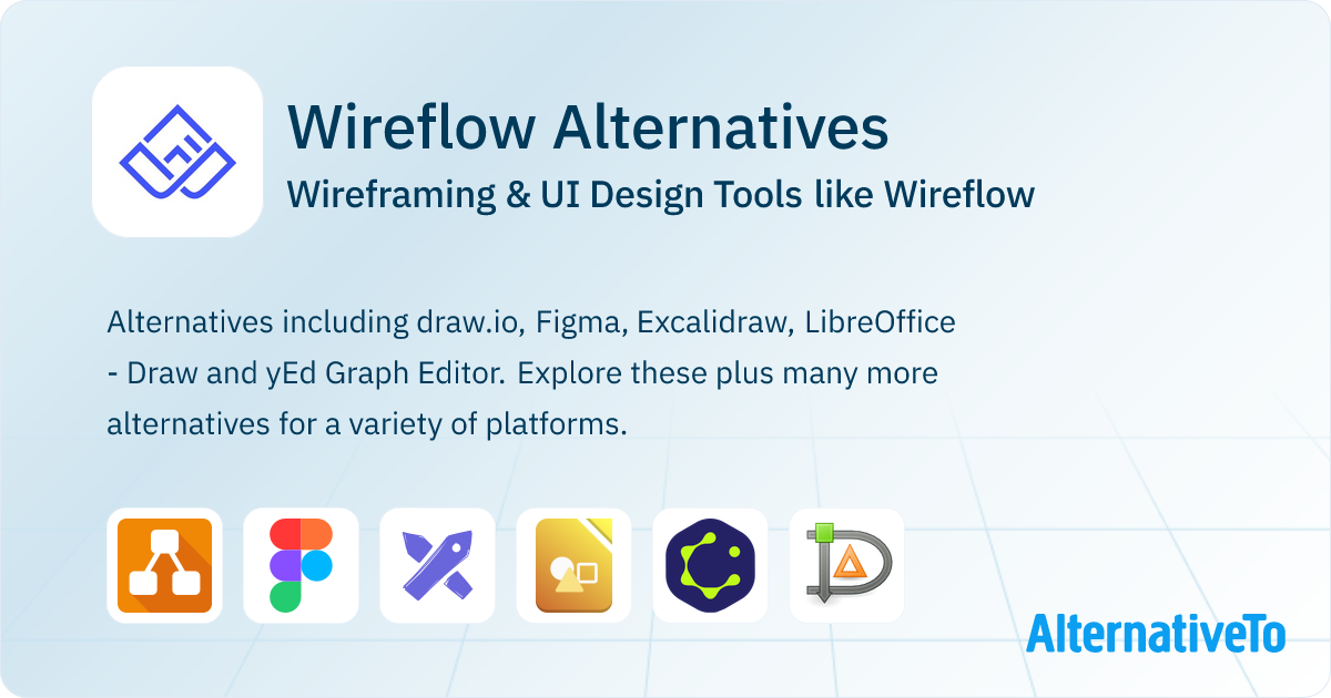 Wireflow Alternatives: Top 12 Wireframing & UI Design Tools | AlternativeTo