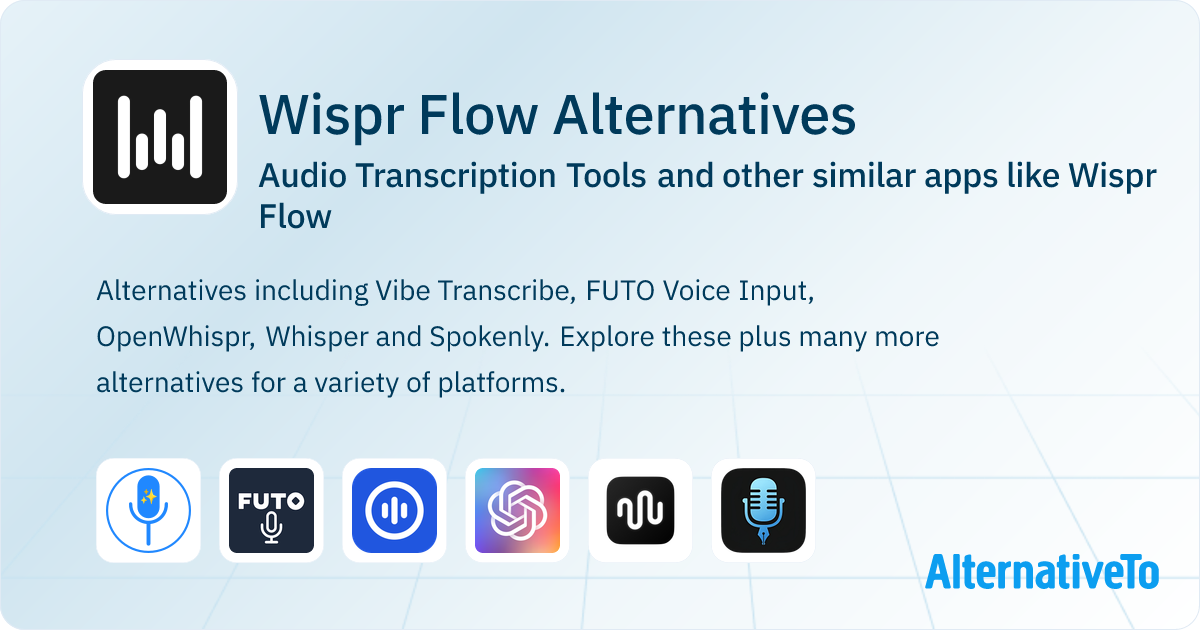 Wispr Flow Alternatives - Explore Similar Apps | AlternativeTo