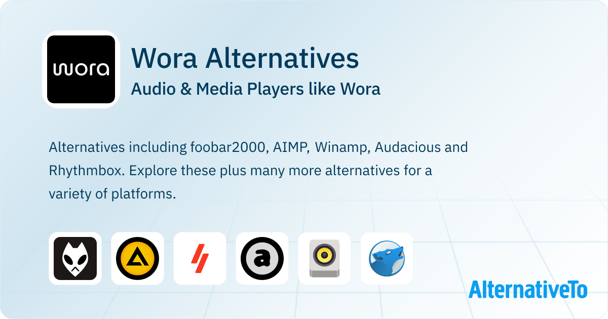 Wora Alternatives: Top 12 Audio & Media Players | AlternativeTo