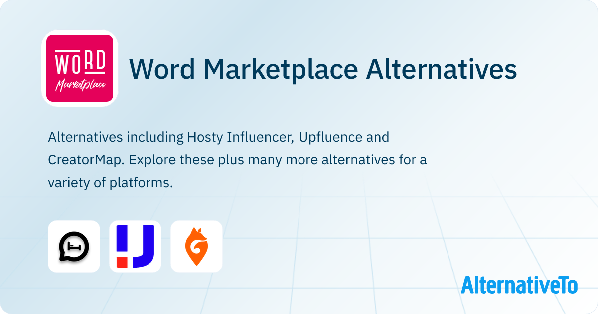 Word Marketplace Alternatives - Explore Similar Apps | AlternativeTo