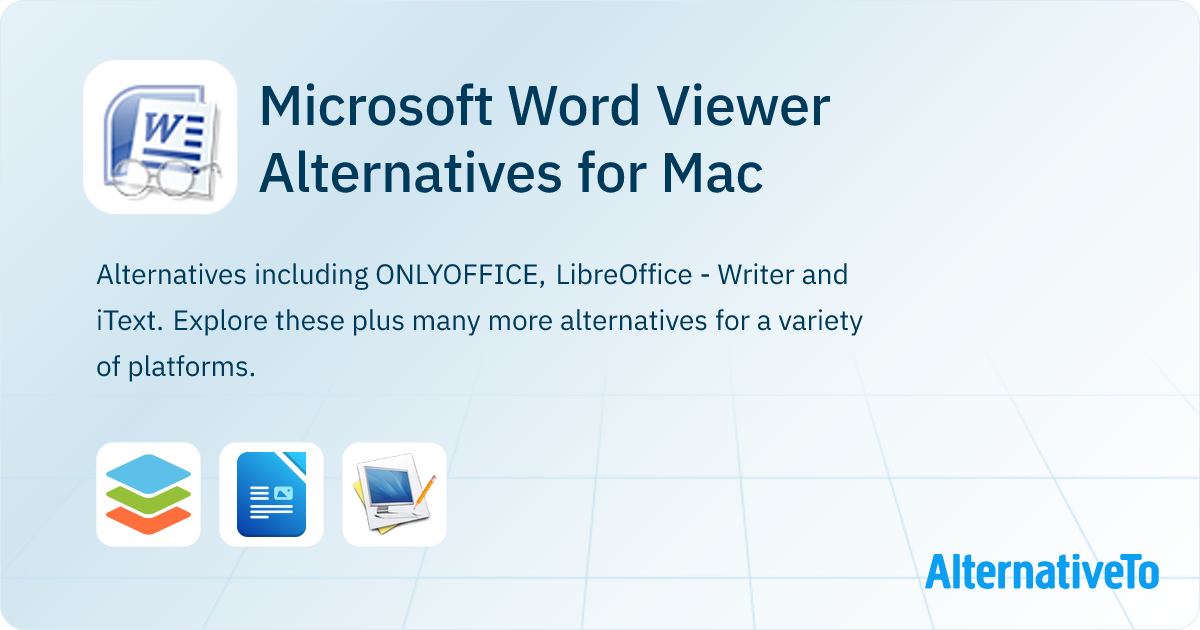Microsoft Word Viewer Alternatives for Mac: Top 3 Word Processors ...