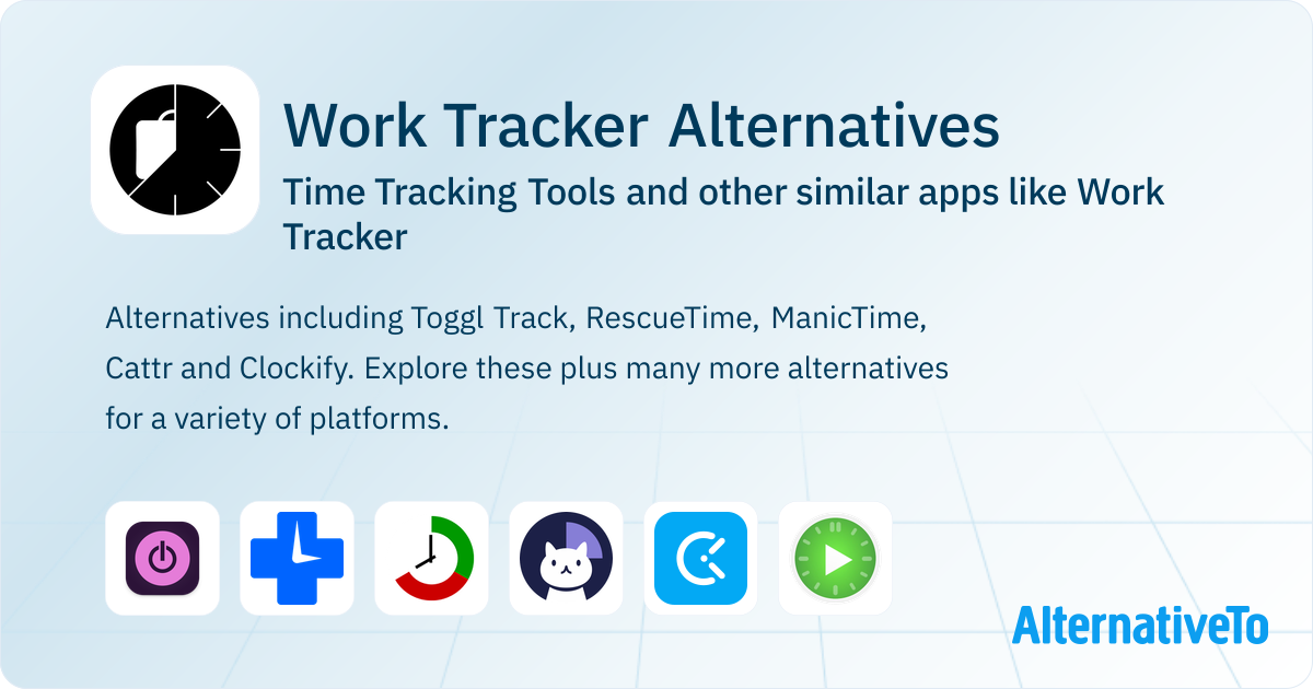 Work Tracker Alternatives: Top 12 Time Tracking Tools & Similar Apps ...