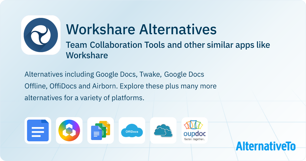 Workshare Alternatives: Top 9 Team Collaboration Tools & Similar ...