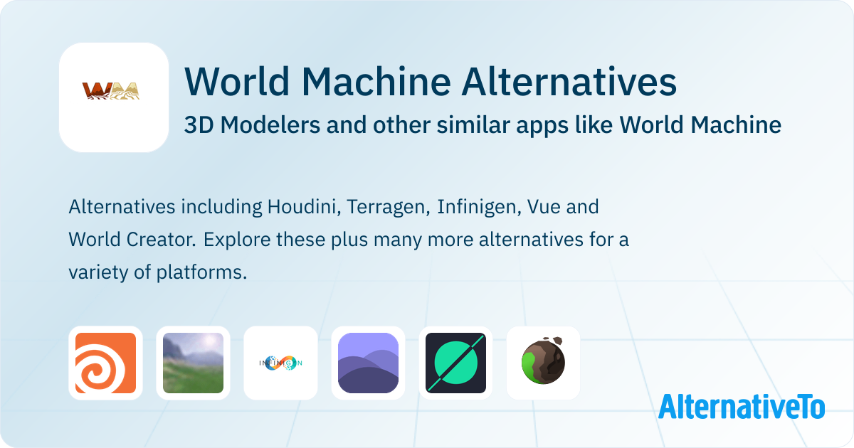 World Machine Alternatives: Top 12 3D Modelers & Similar Apps ...