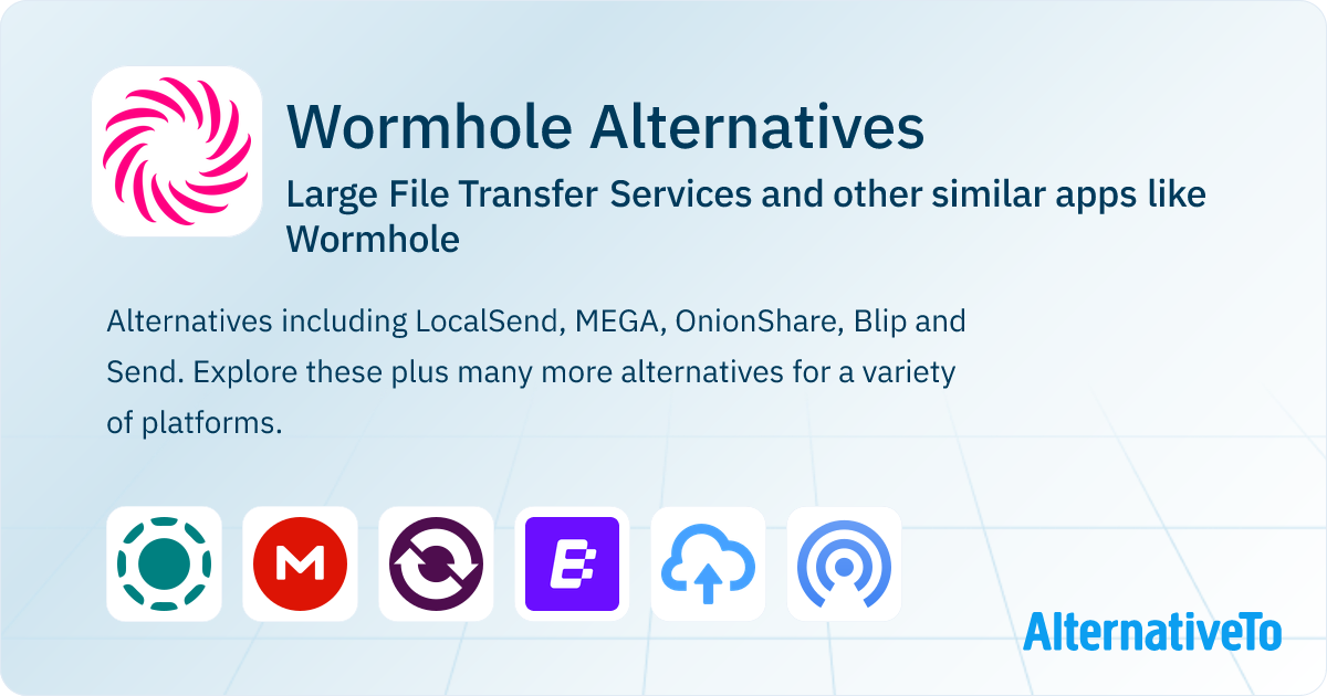 Wormhole Alternatives: Top 12 Large File Transfer Services & Similar ...