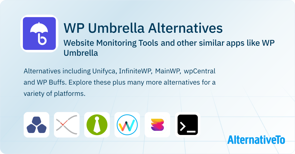 WP Umbrella Alternatives: Top 12 Website Monitoring Tools & Similar ...
