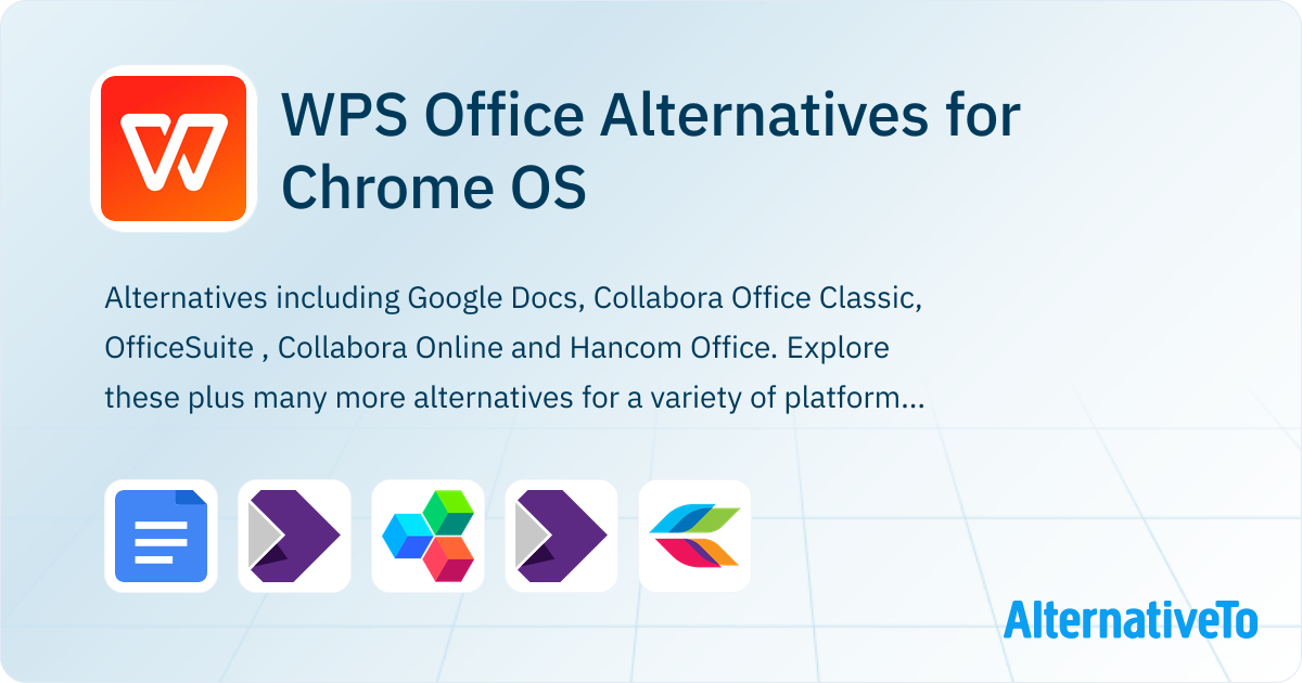 WPS Office Alternatives for Chrome OS: Top 5 Word Processors ...