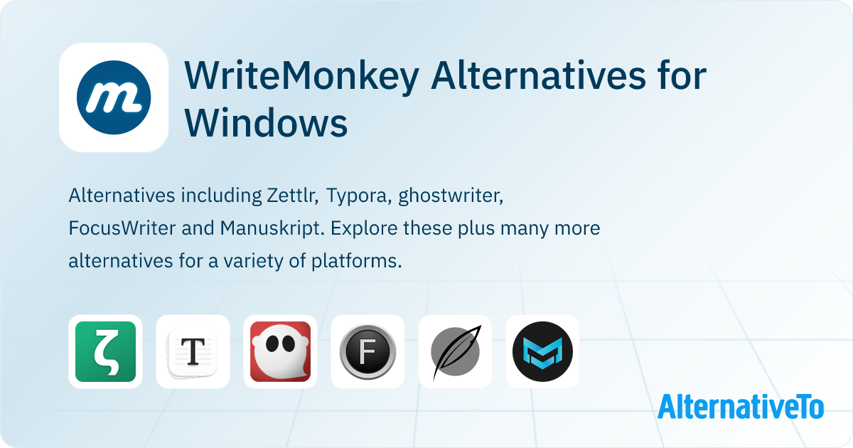 WriteMonkey Alternatives for Windows: Top 12 Text Editors | AlternativeTo