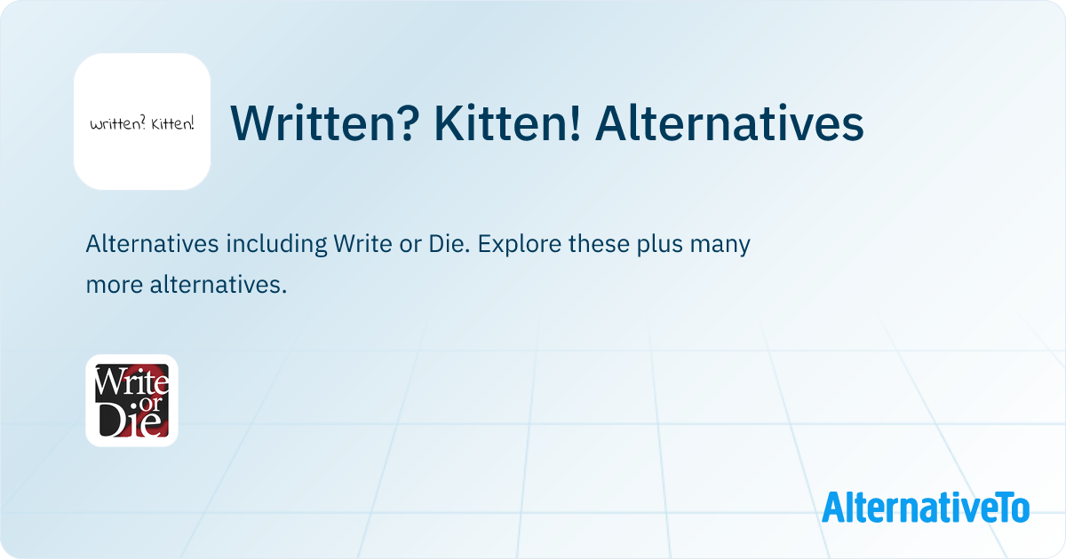 Written? Kitten! Alternatives - Explore Similar Apps & Services ...