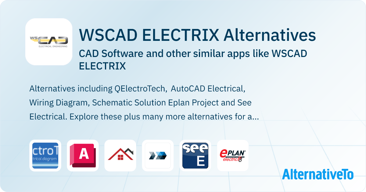 WSCAD ELECTRIX Alternatives: Top 13 CAD Software & Similar Apps ...