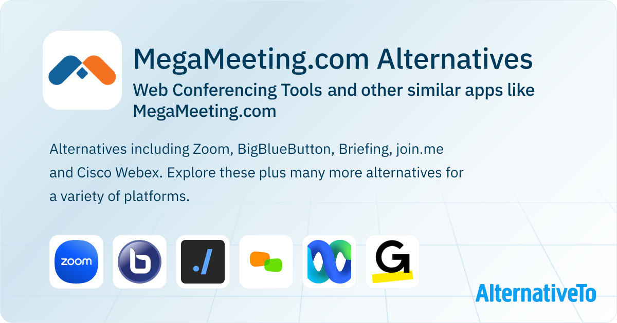 MegaMeeting.com Alternatives: Web Conferencing Tools & Similar Apps ...