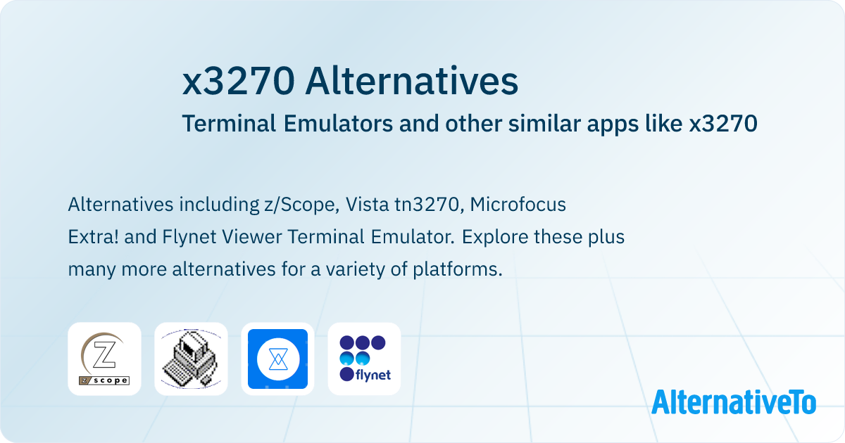 x3270 Alternatives: Top 4 Terminal Emulators & Similar Apps | AlternativeTo