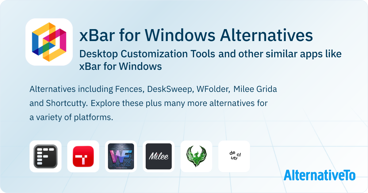 xBar for Windows Alternatives: Top 6 Desktop Customization Tools ...